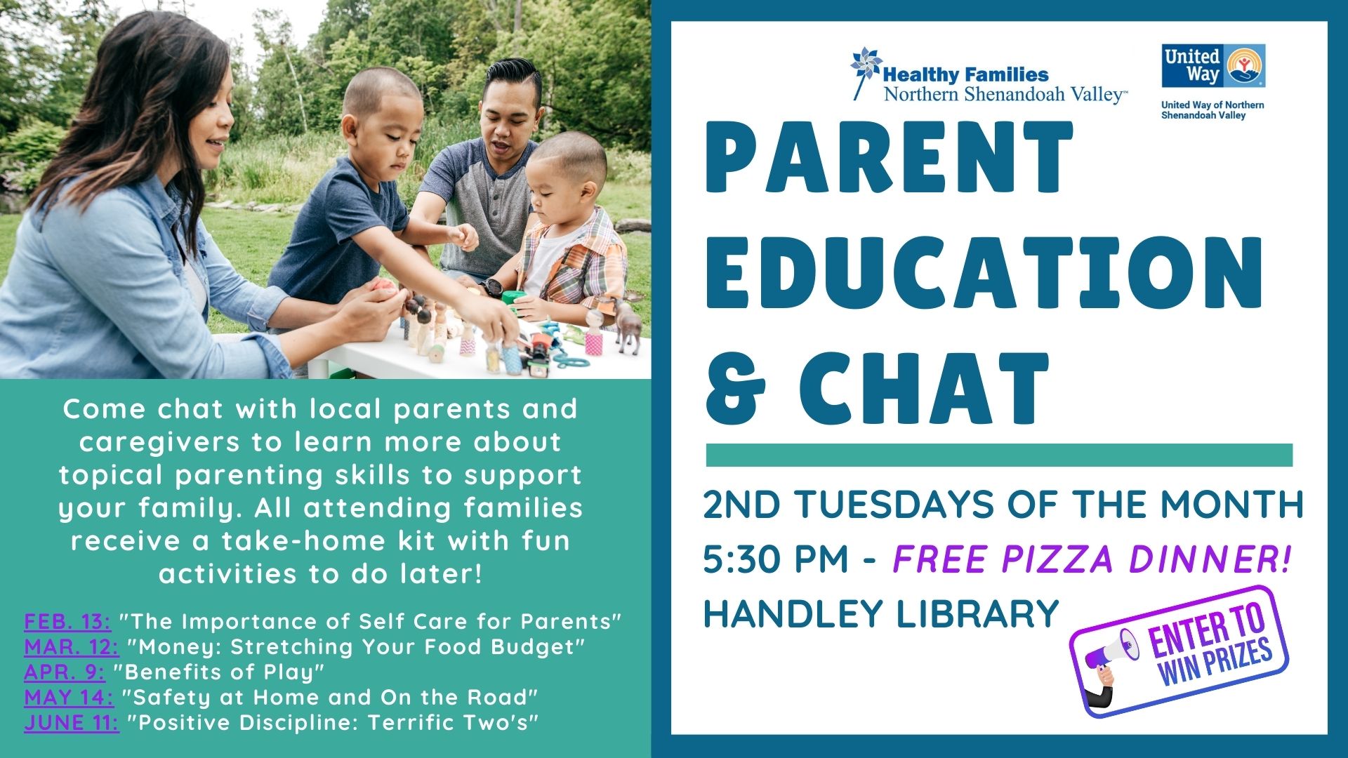 Parent Education & Chat | Handley Regional Library System